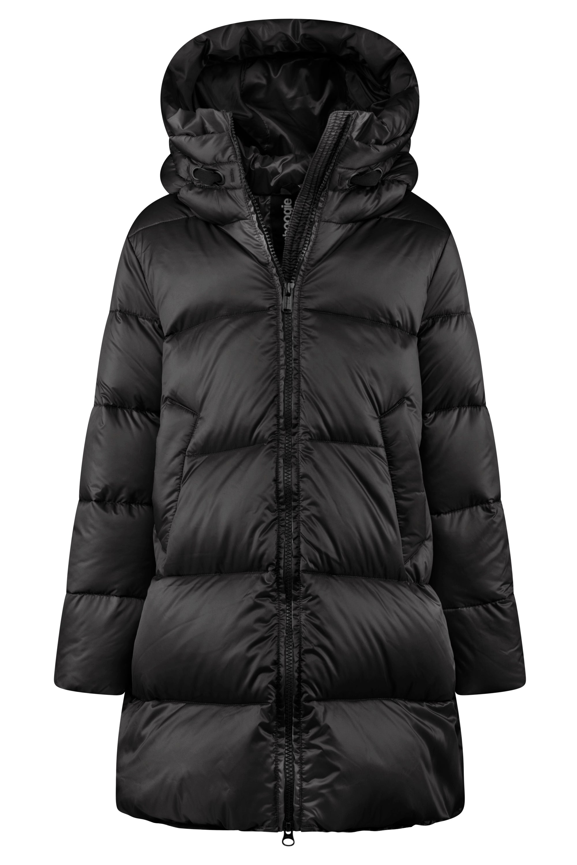 Long girl's down jacket with hood | Bomboogie