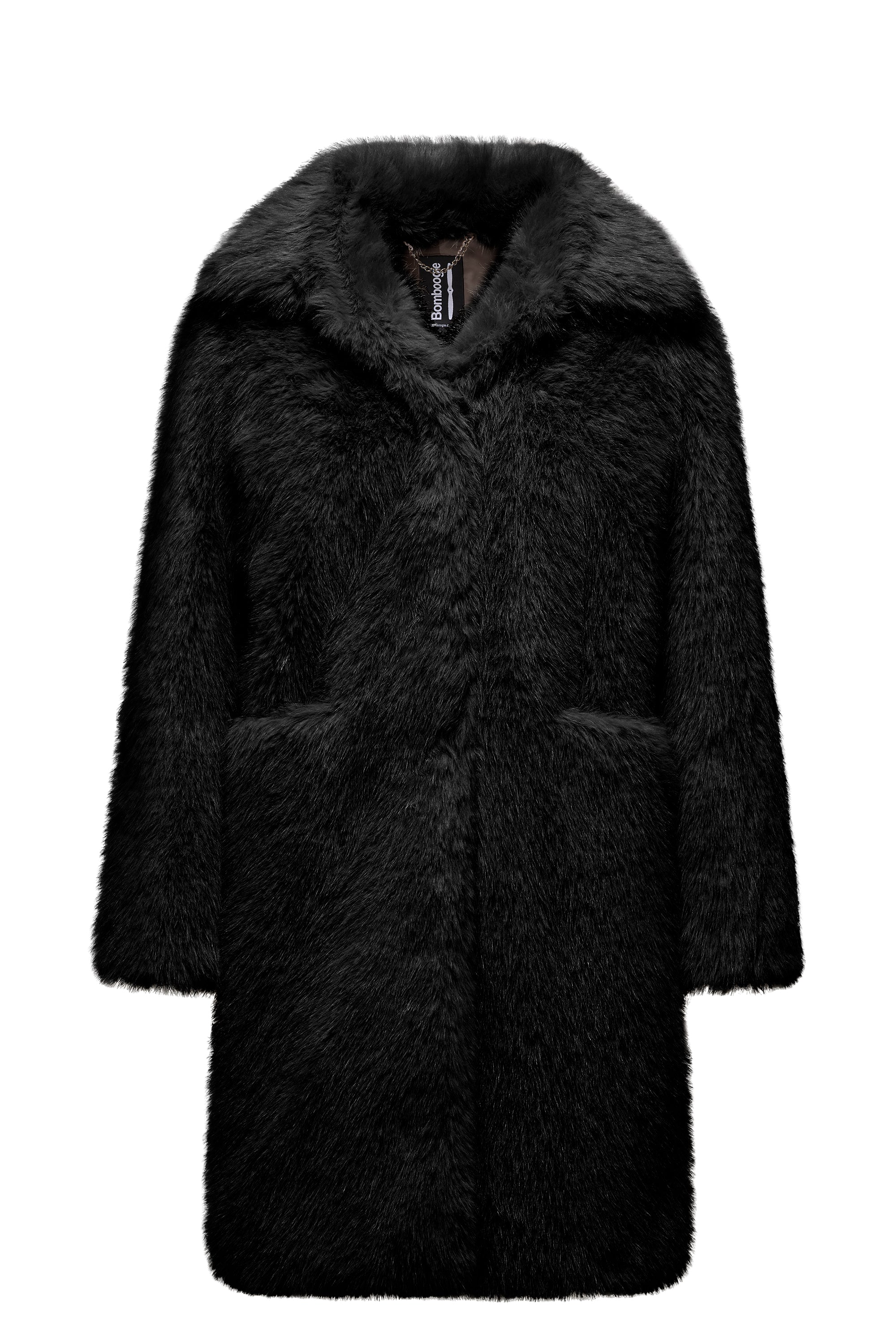 Long Coat in Long-Haired Faux Fur | Bomboogie