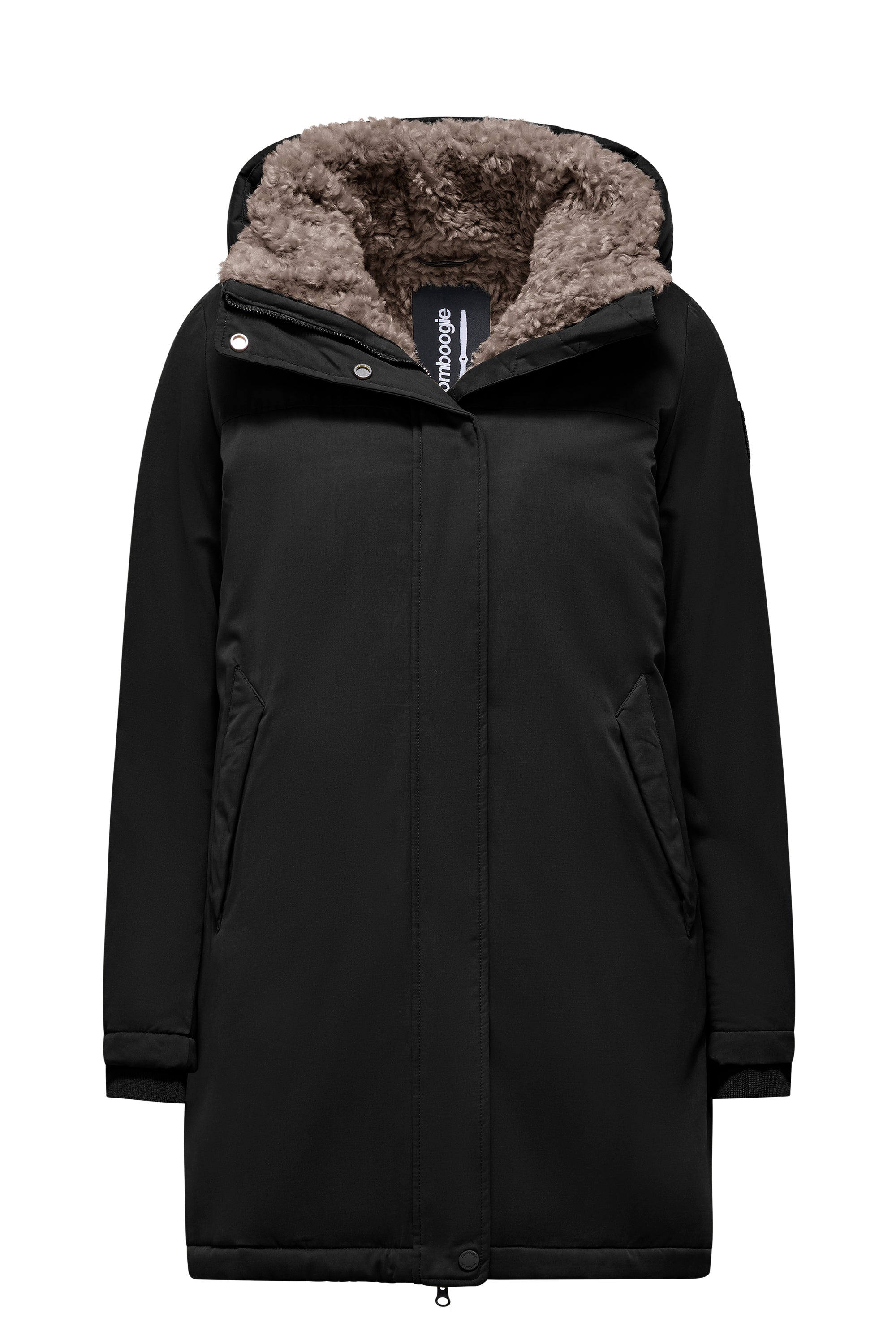 Parka with hood and faux fur lining | Bomboogie